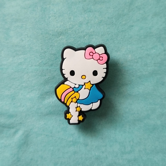 CROCS | Accessories | 75 Zodiac Aquarius Hello Kitty Croc Charm | Poshmark